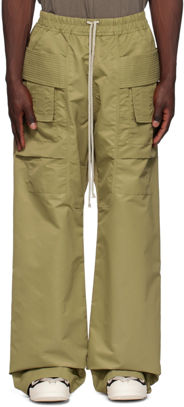Rick Owens DRKSHDW Khaki Creatch Cargo Pants Rick Owens Drkshdw
