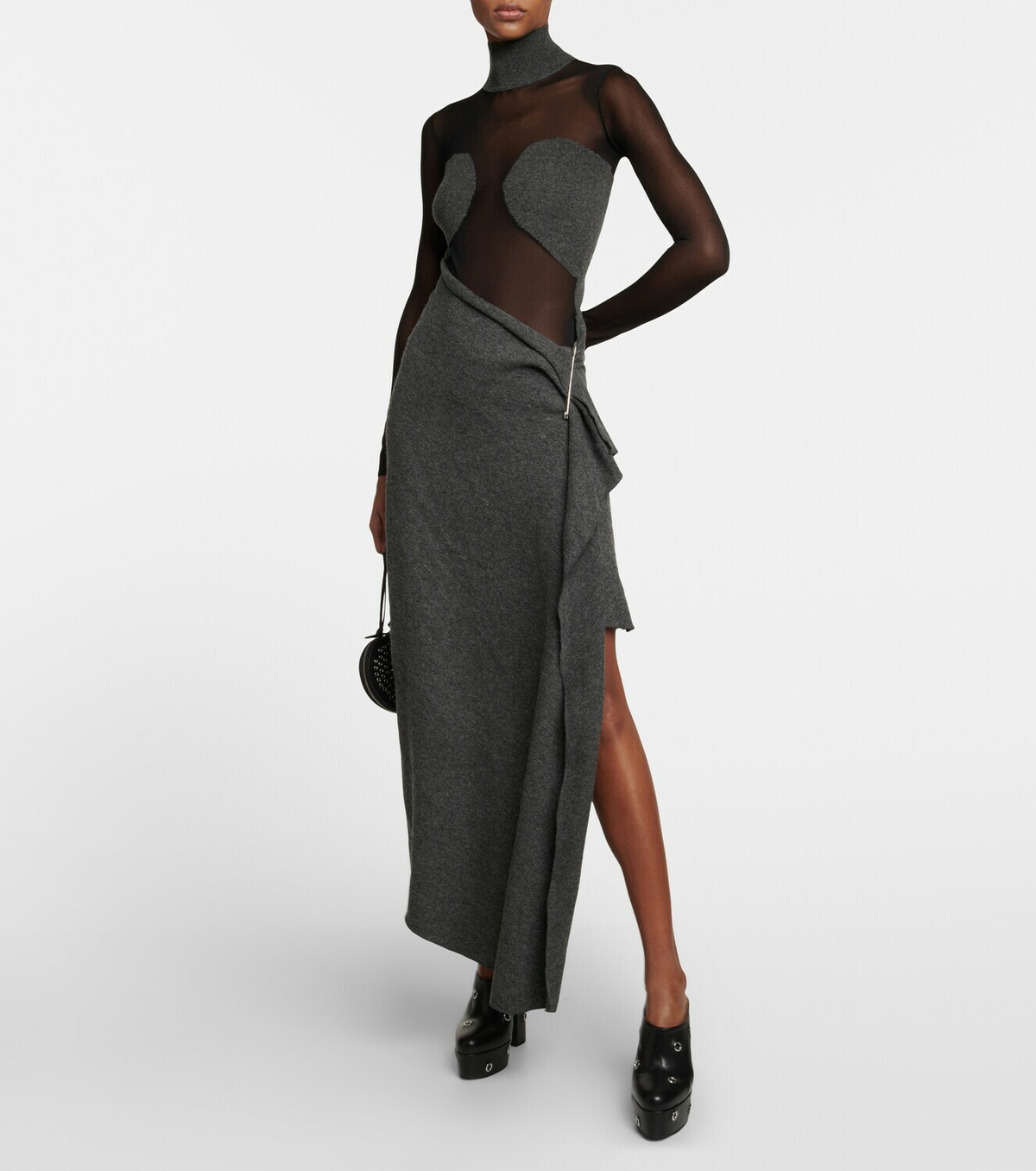 Alaïa Eyelet-embellished leather pumps ALAÏA