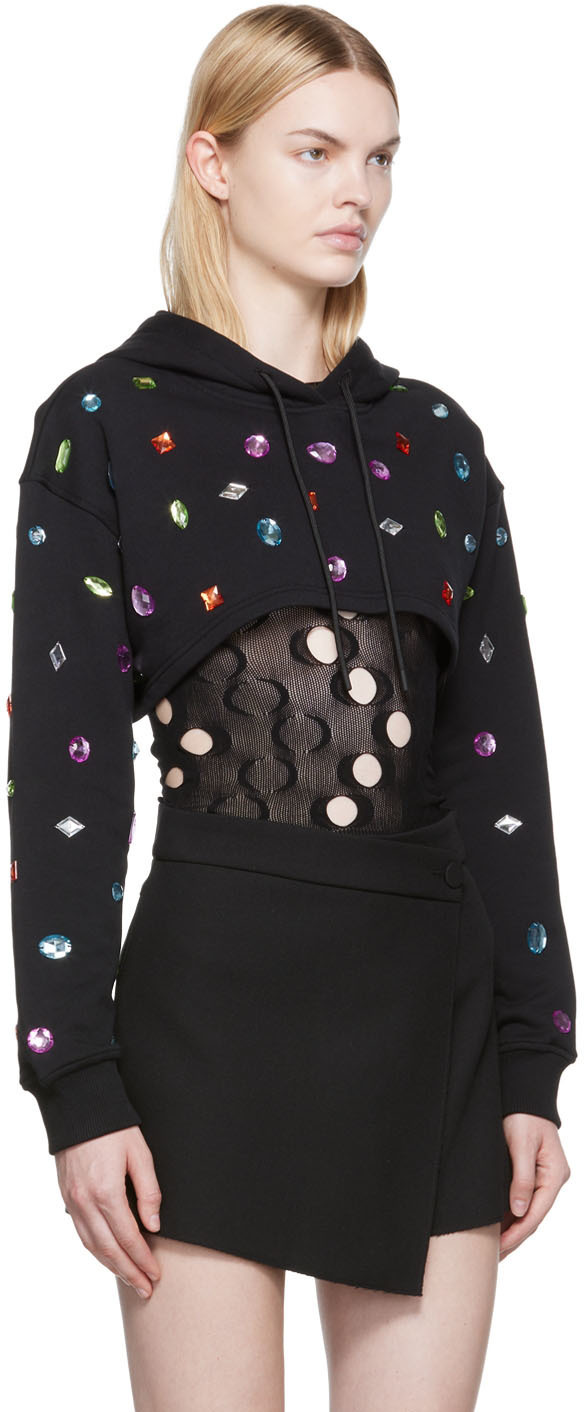 MSGM Black Polyester Skort MSGM