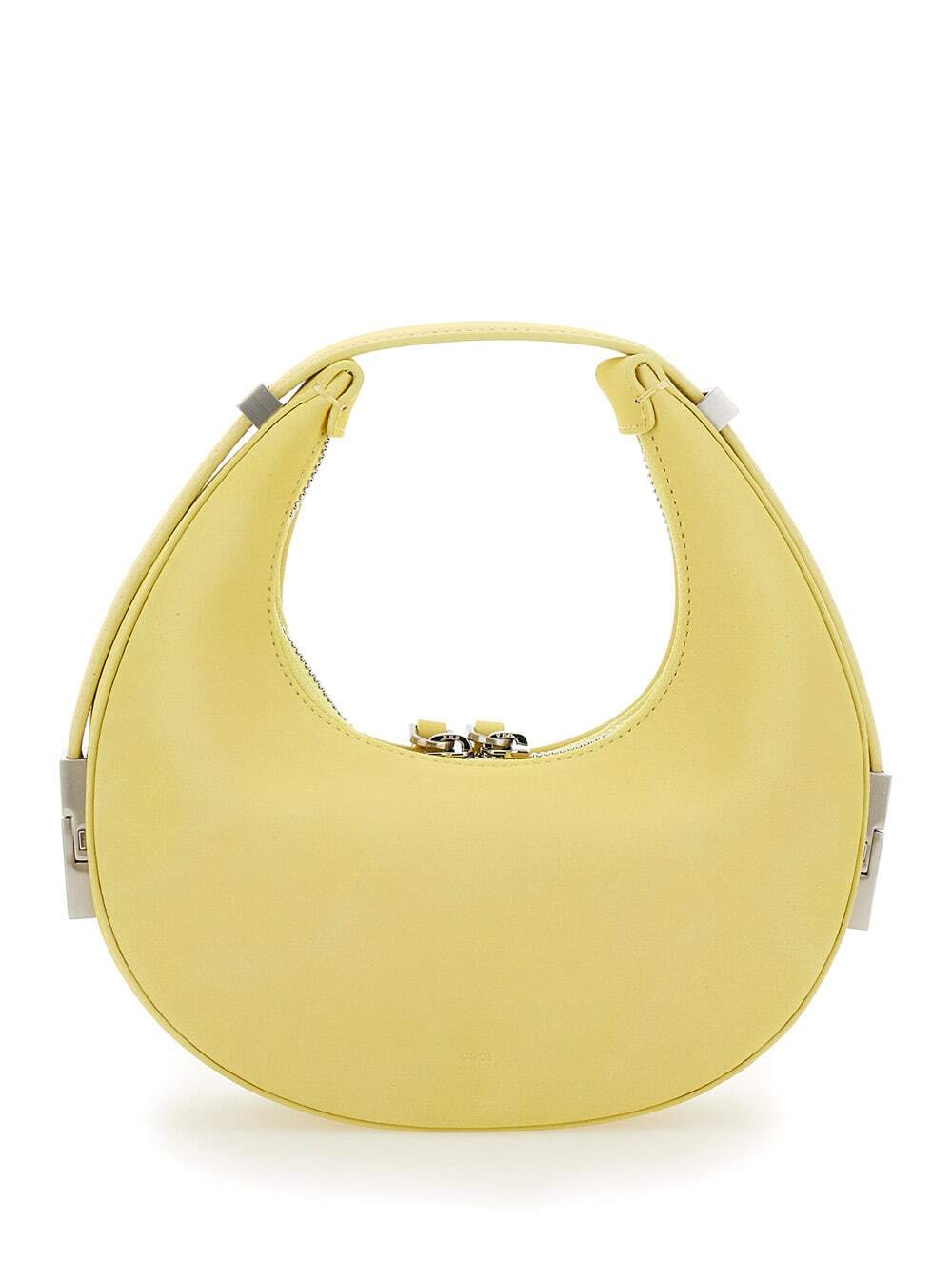 OSOI mini Toni Yellow Shoulder Bag With Engraved Logo In Leather Woman OSOI