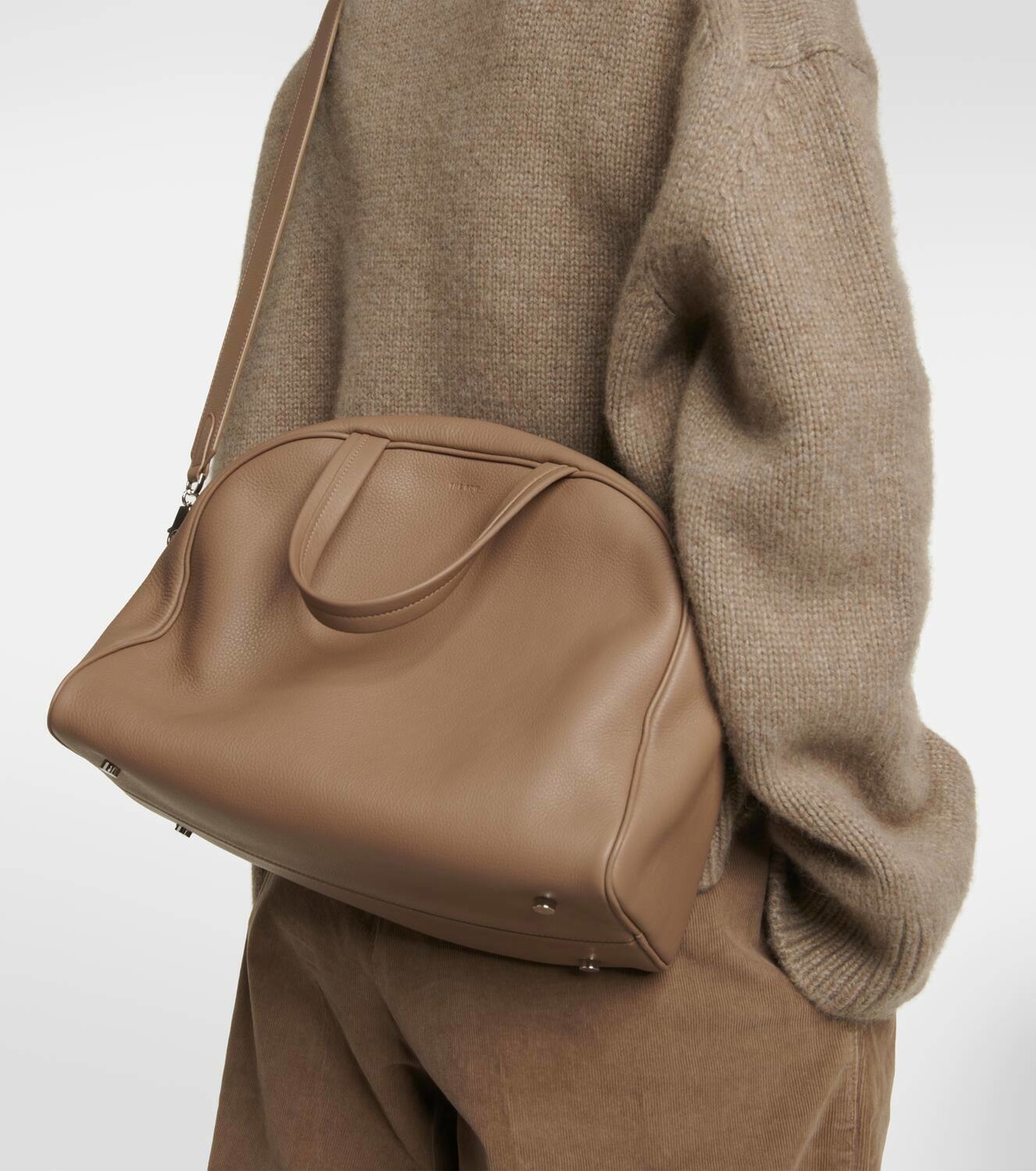 The Row Bowling Two leather shoulder bag The Row