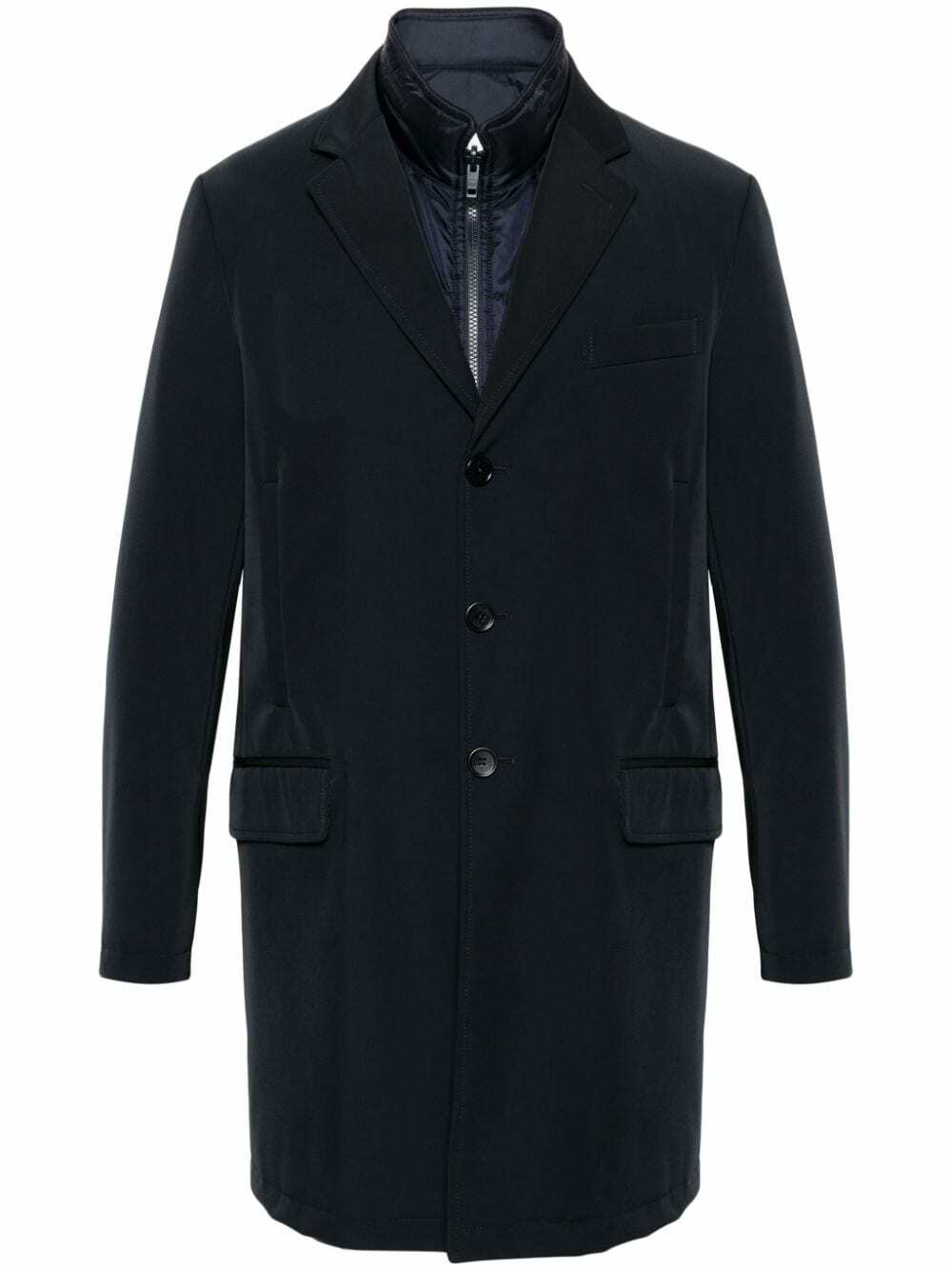 FAY - Coat With Logo Fay