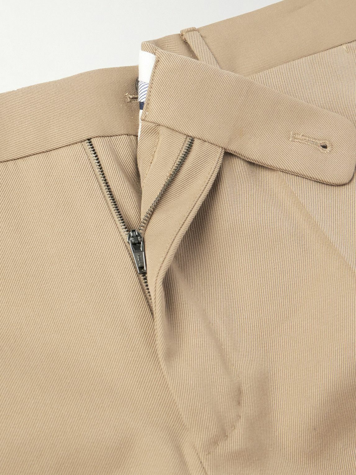 Incotex - Venezia 1951 Tapered Cotton and Virgin Wool-Blend Twill Trousers - Neutrals Incotex
