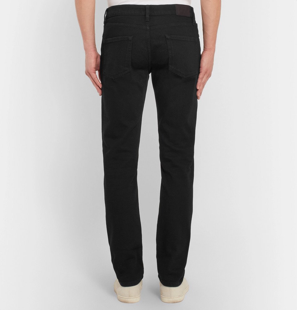 Dunhill - Slim-Fit Stretch-Denim Jeans - Men - Black Dunhill