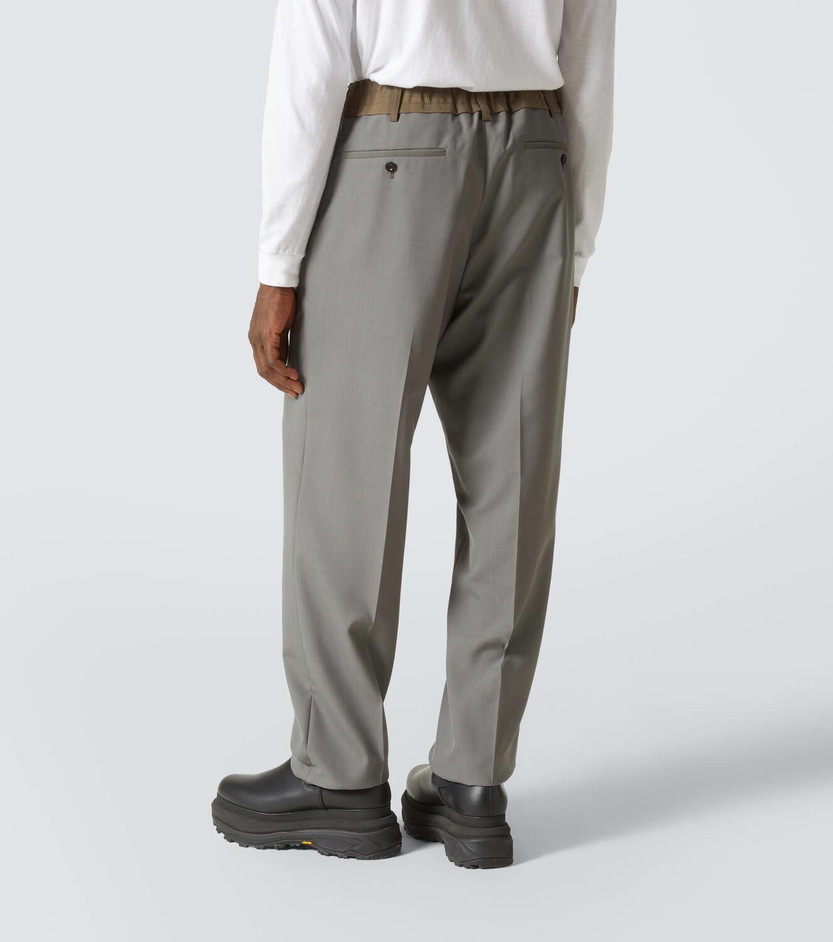 Sacai Mid-rise straight pants Sacai