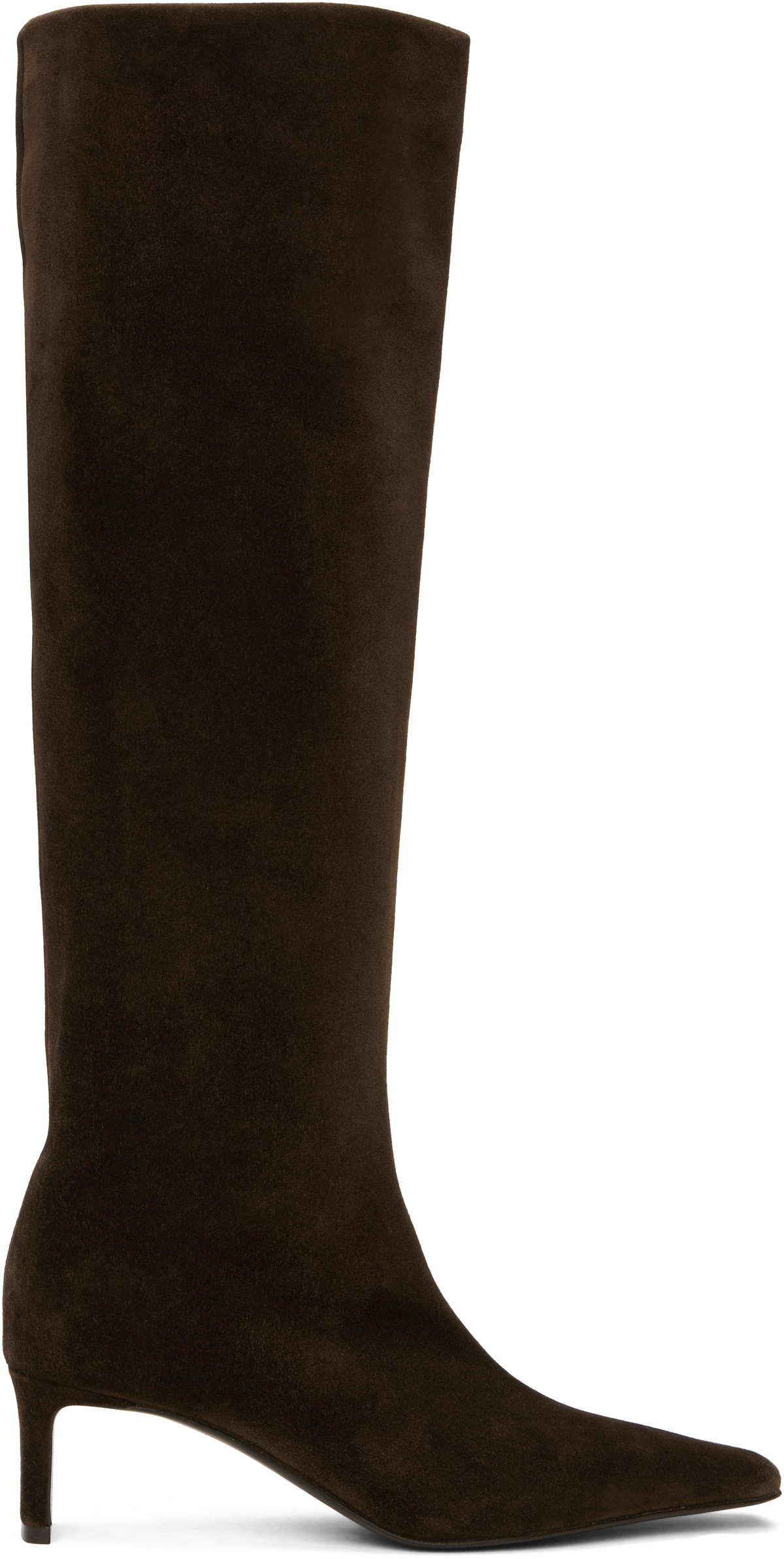 KHAITE Brown Ona Knee-High Tall Boots Khaite