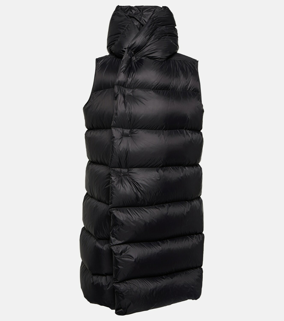 Rick Owens Down-paneled hooded coat Rick Owens