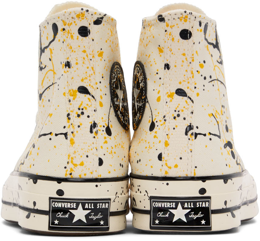 Converse Off-White Paint Splatter Chuck 70 Hi Sneakers Converse