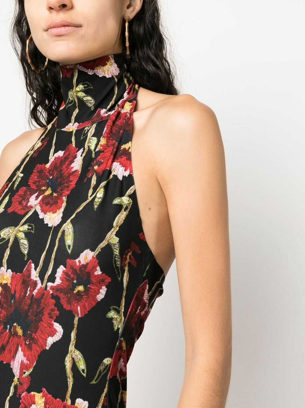 NORMA KAMALI - Split Midi Dress Norma Kamali