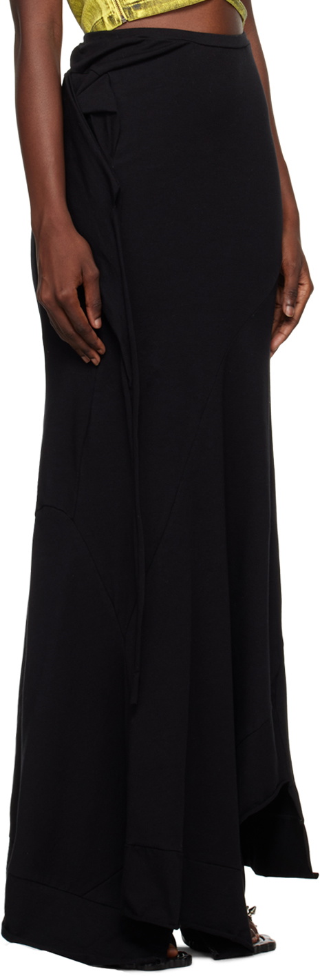 Ottolinger Black Asymmetric Maxi Skirt Ottolinger