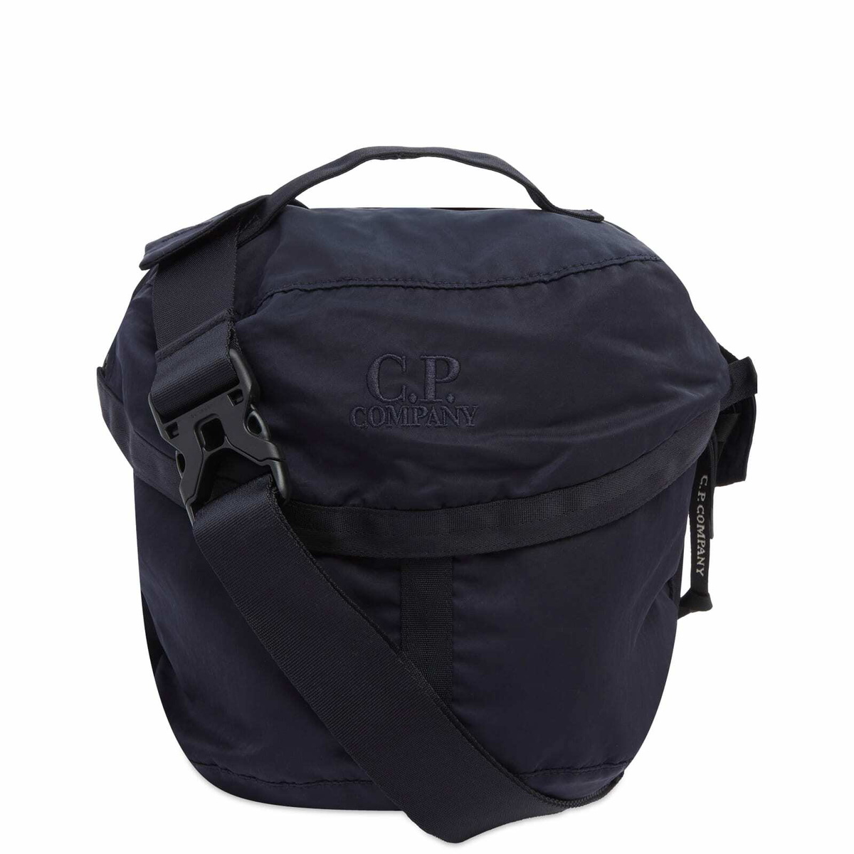 C.P. Company Men's Nylon B Shoulder Pouch in Total Eclipse C.P. Company