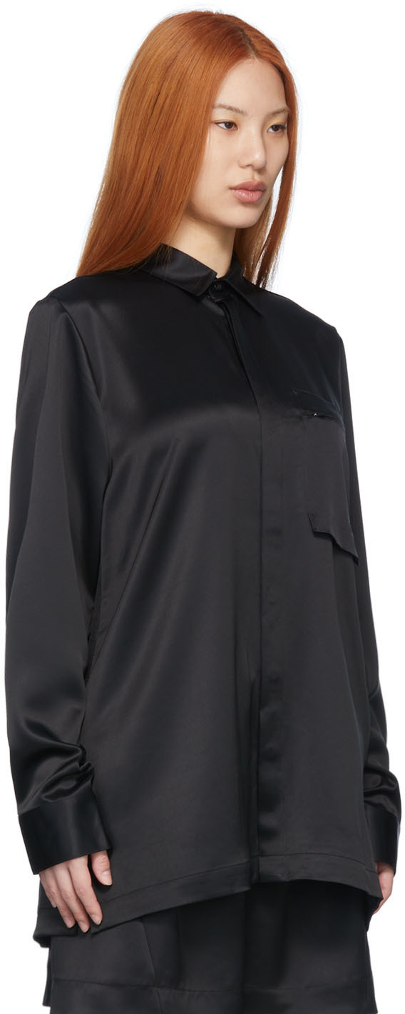 Y-3 Black Triacetate Shirt Y-3