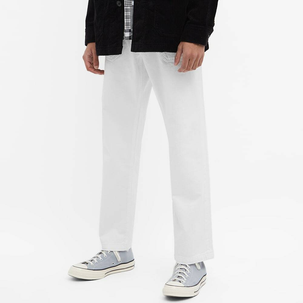 Uniform Bridge Men's Cotton Fatigue Pant in White Uniform Bridge