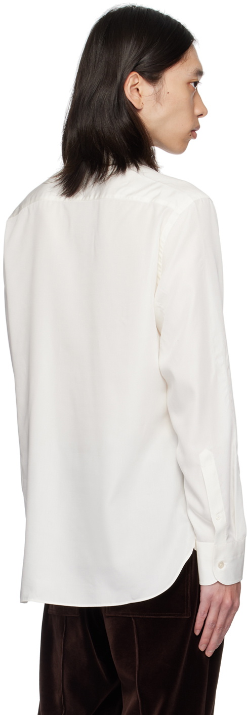 TOM FORD Off-White Button Shirt TOM FORD