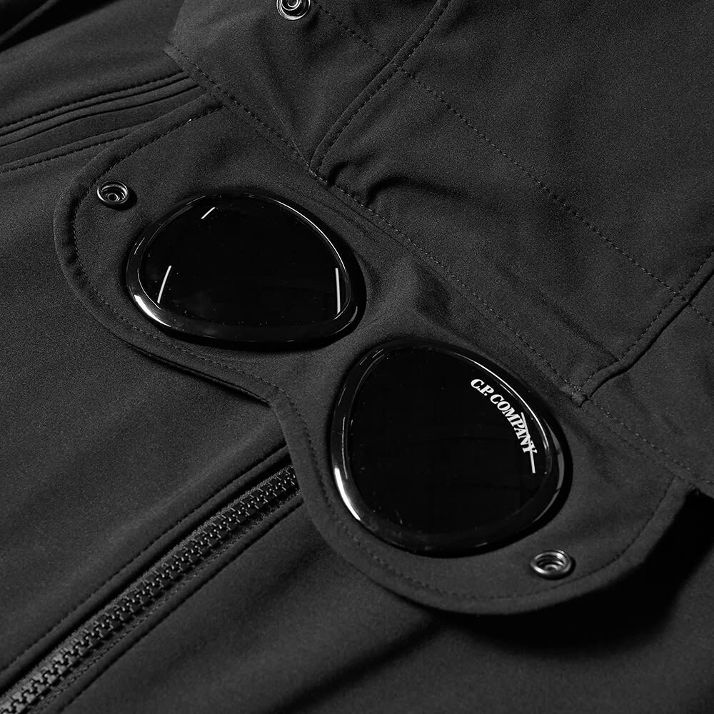 C.P. Company Undersixteen Men's Goggle Soft Shell Jacket in Black C.P. Company Undersixteen