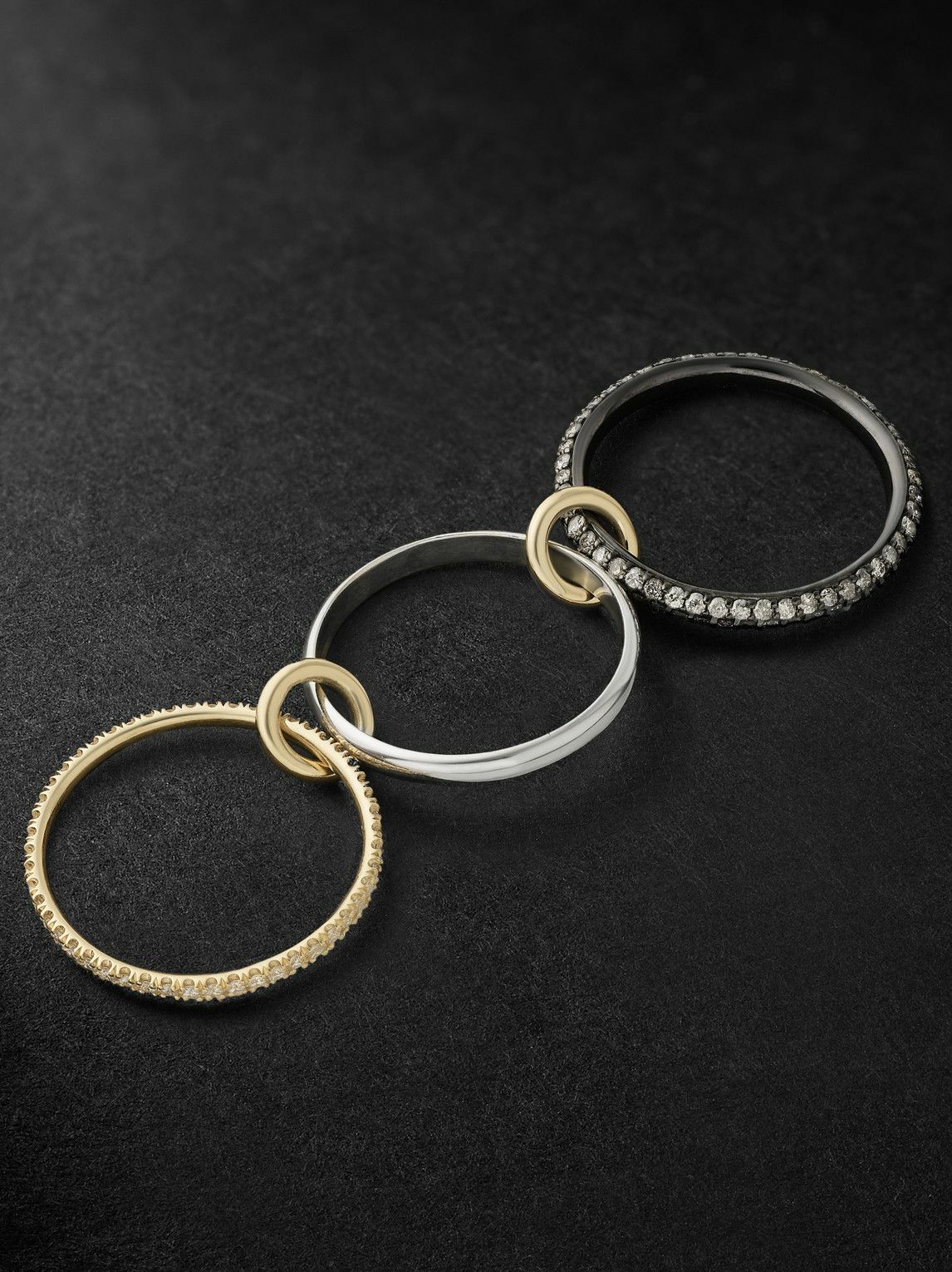 Spinelli Kilcollin - Scorpio Gold and Silver Diamond Ring - Gold ...