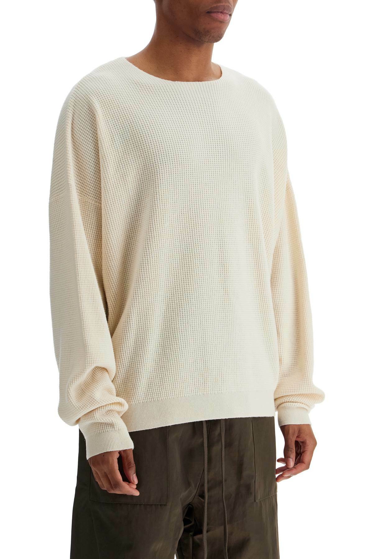 FEAR OF GOD ESSENTIALS waffle crew neck pul Neutro Fear Of God Essentials