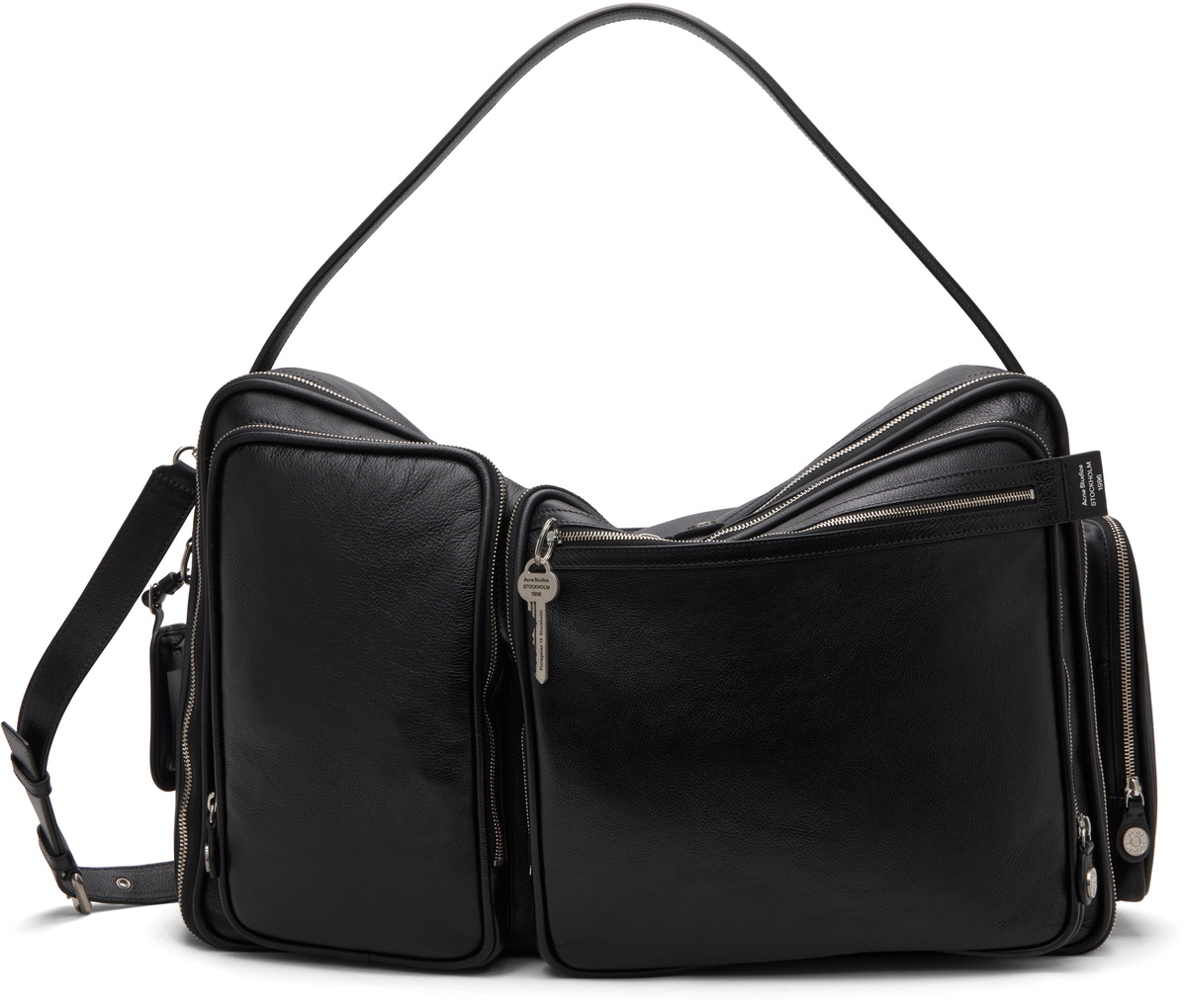 Acne Studios Black Camero Hotel Duffle Bag Acne Studios