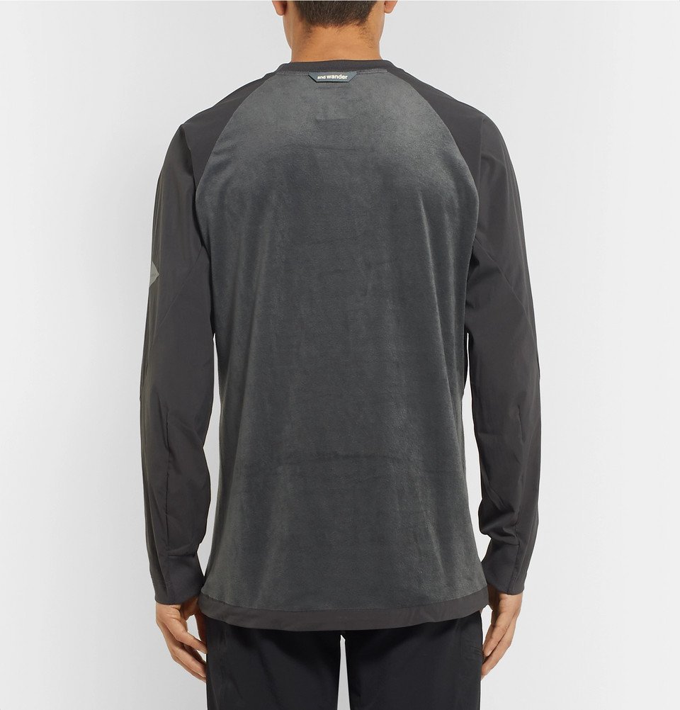 And Wander - Shell and Fleece Base Layer - Men - Gray and Wander