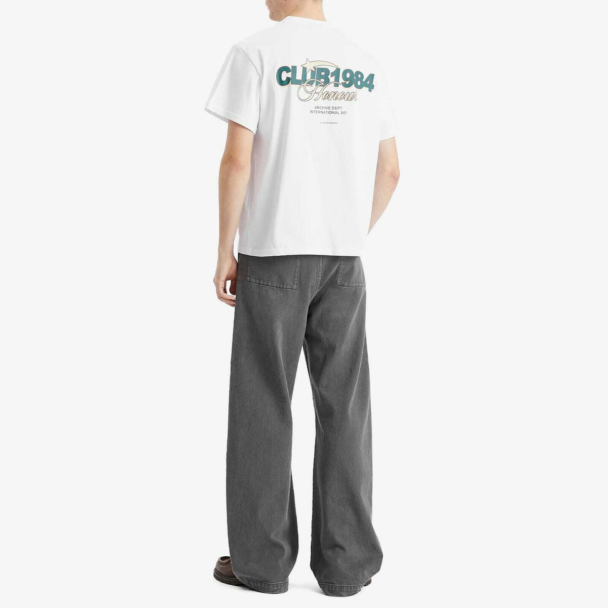 Club 1984 Men's Honour T-Shirt in White Club 1984