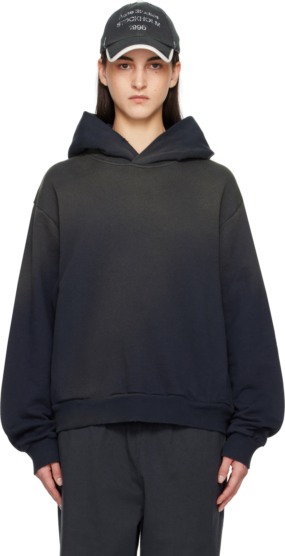 Acne Studios Black Logo Hoodie Acne Studios