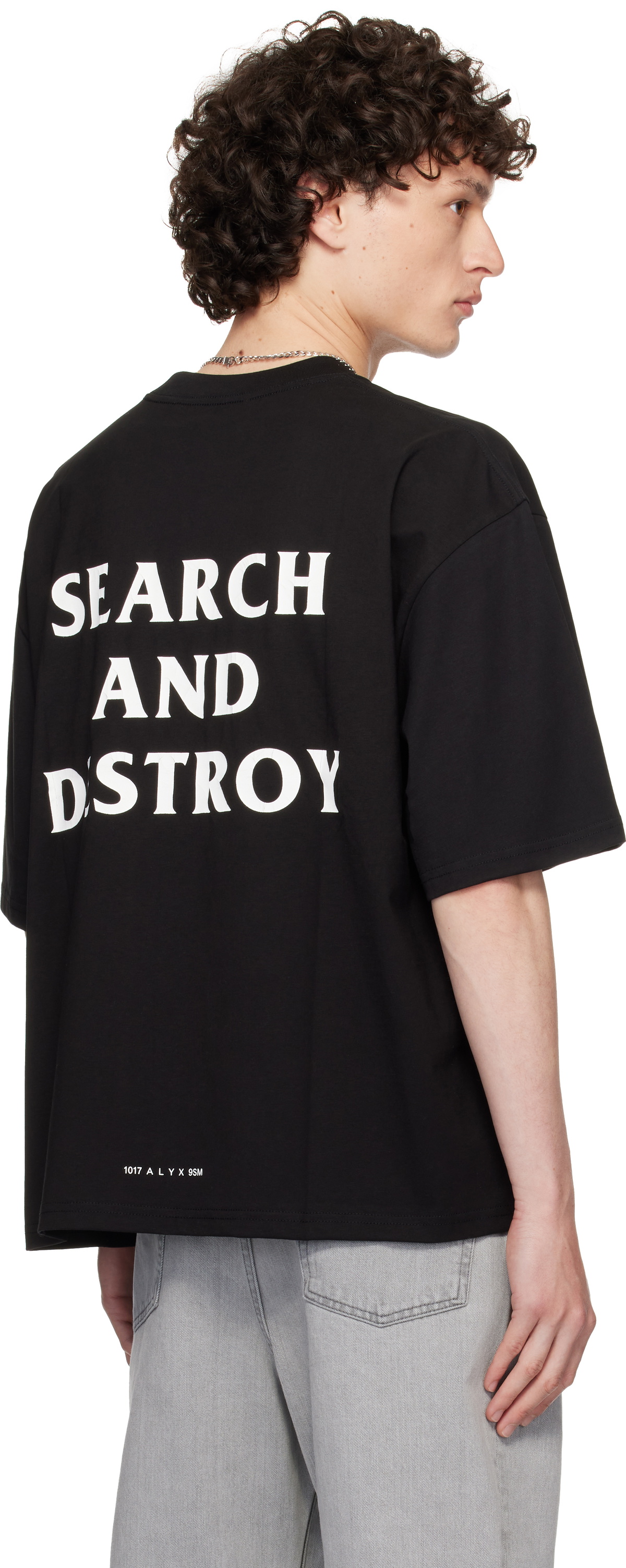 1017 ALYX 9SM Black Skull Oversized T-shirt 1017 ALYX 9SM