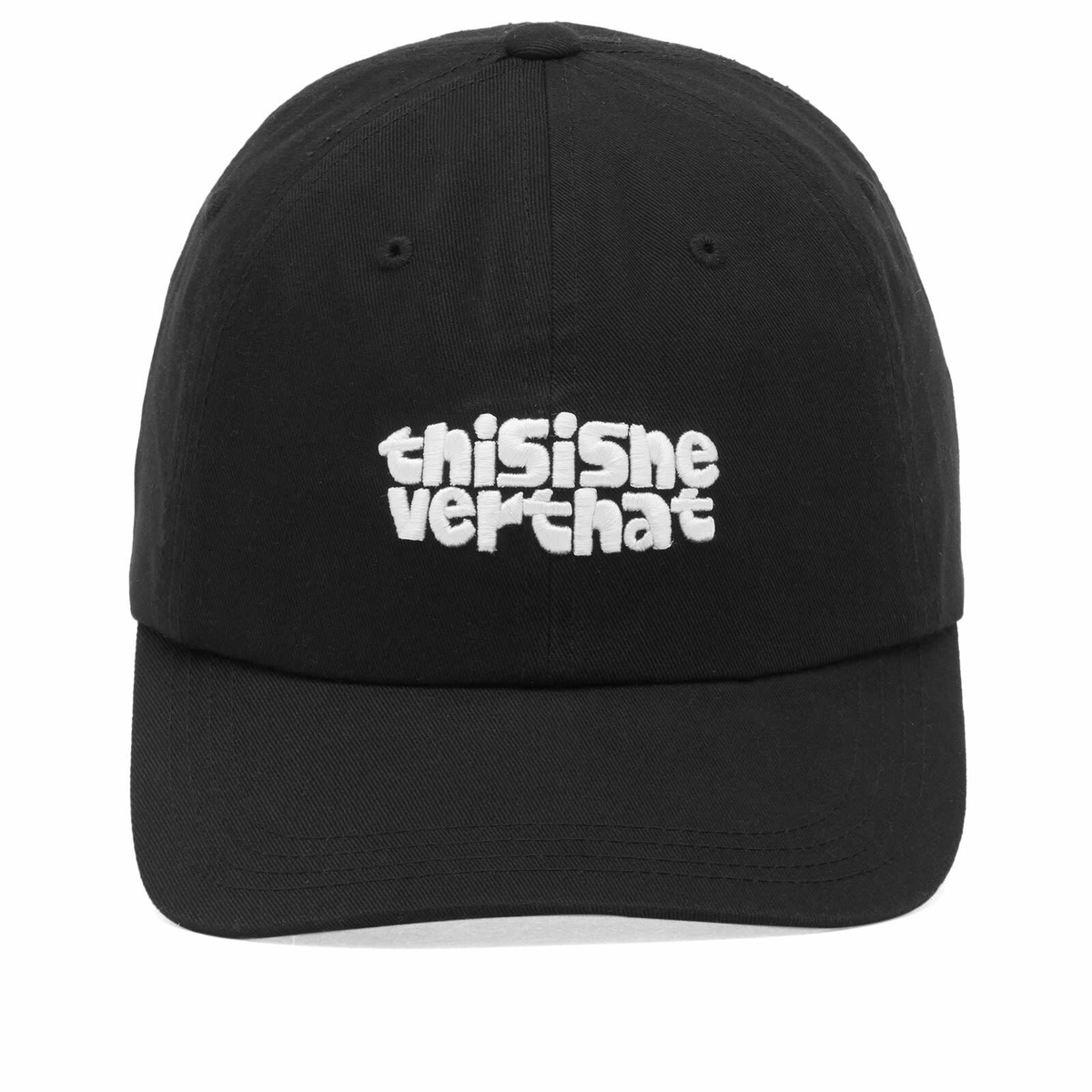 thisisneverthat Men's Bold Logo Cap in Black thisisneverthat