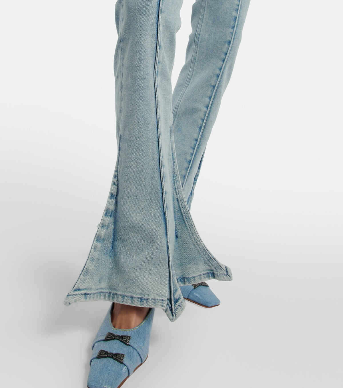 Y/Project - High-rise flared jeans Y/Project