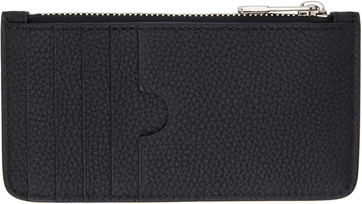 Balmain Black Leather Card Holder Balmain