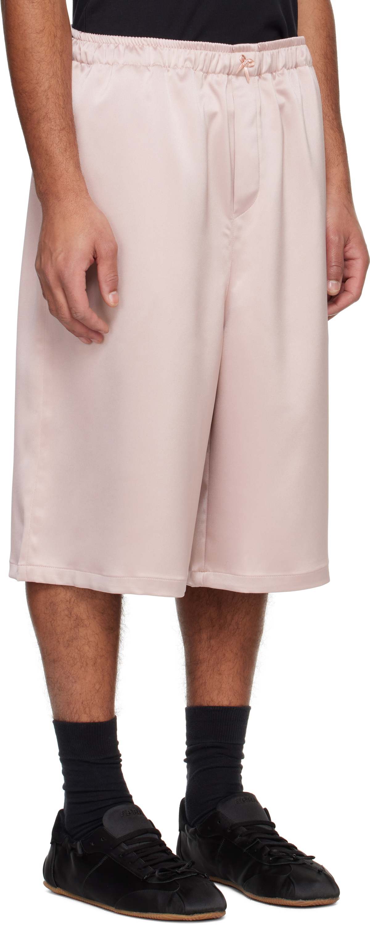 ABRA Pink Satin Shorts ABRA
