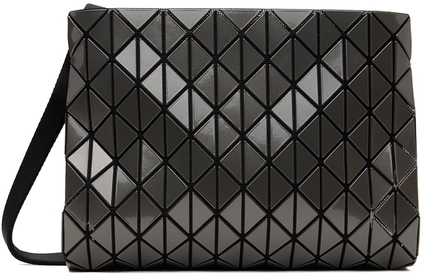 BAO BAO ISSEY MIYAKE Gunmetal Row Metallic Bag Bao Bao Issey Miyake