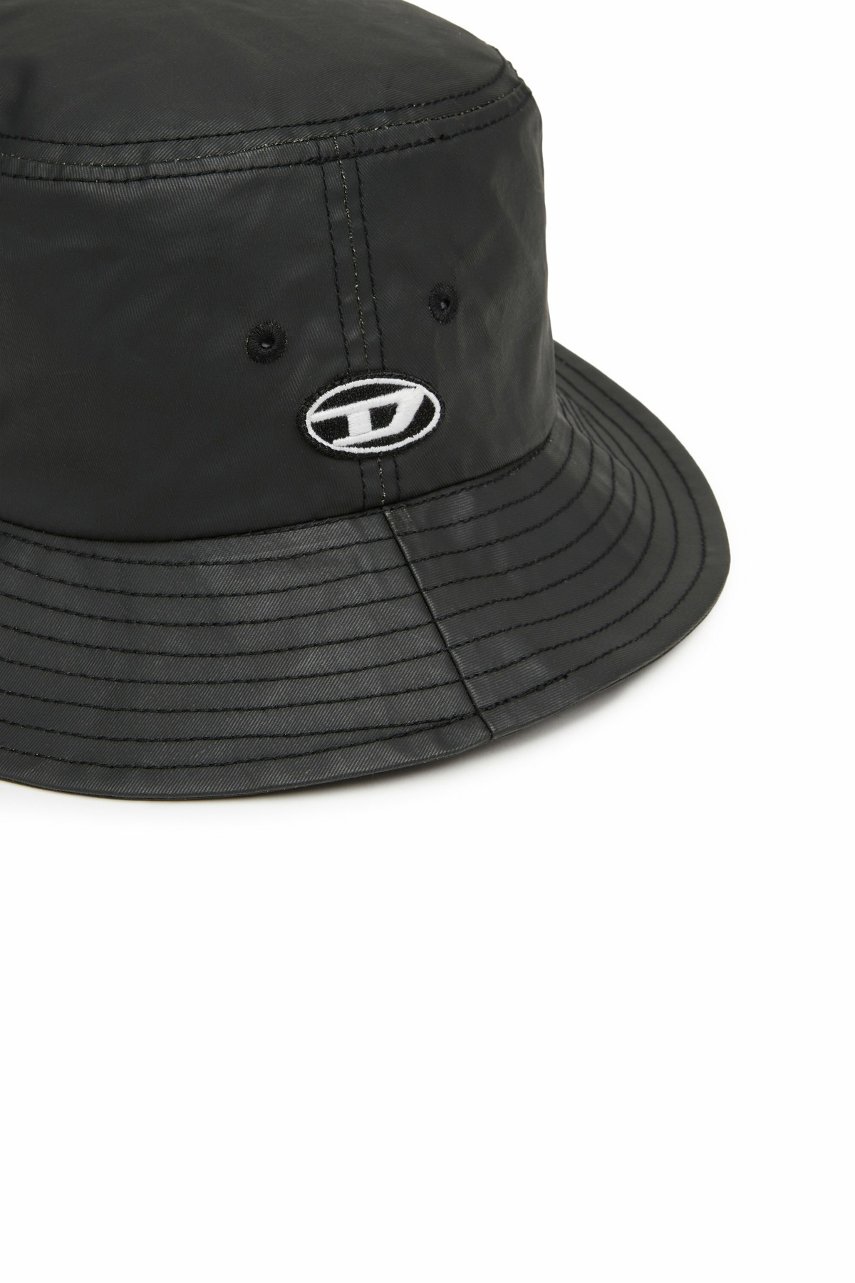 Diesel Bucket hat in coated twill - Caps Mens in Black Diesel