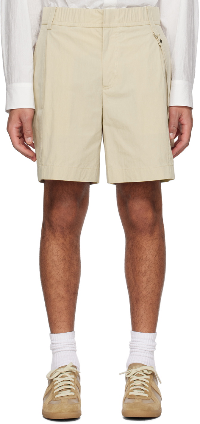 Solid Homme Beige Strap Shorts Solid Homme