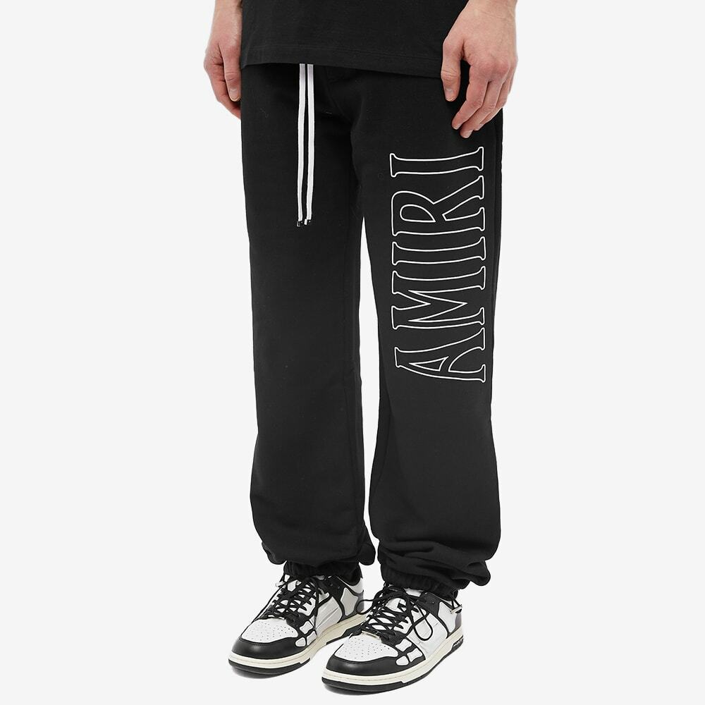 AMIRI Men's Zoltar Logo Sweat Pant in Black Amiri