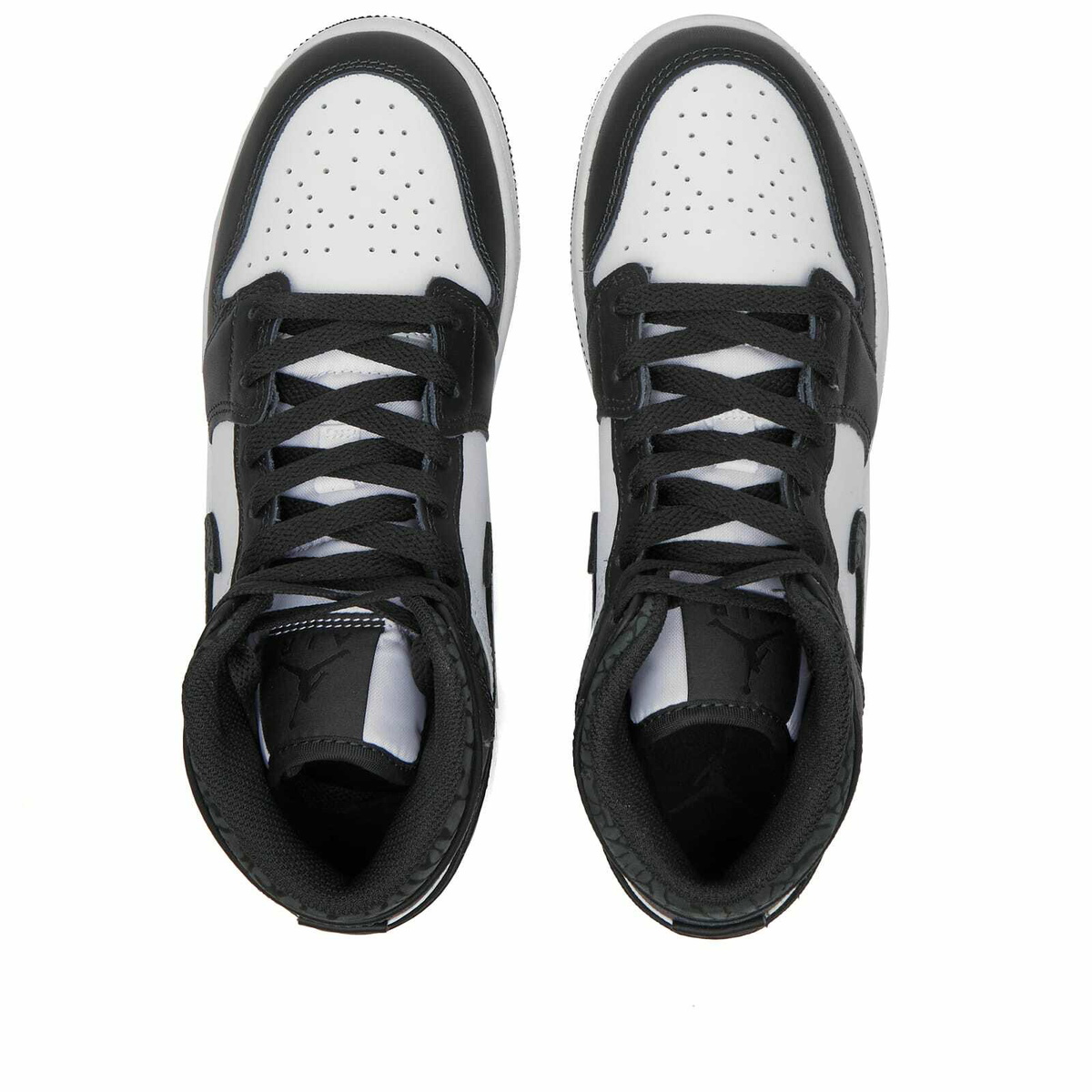 Air Jordan 1 Mid SE Seasonal Sneakers in Off Noir/Black Nike Jordan Brand