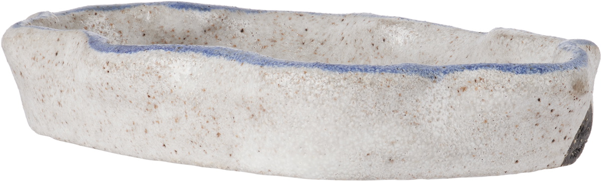 Rami Kim Studio Gray 'Blue Woman' Ripple Dish Rami Kim Studio