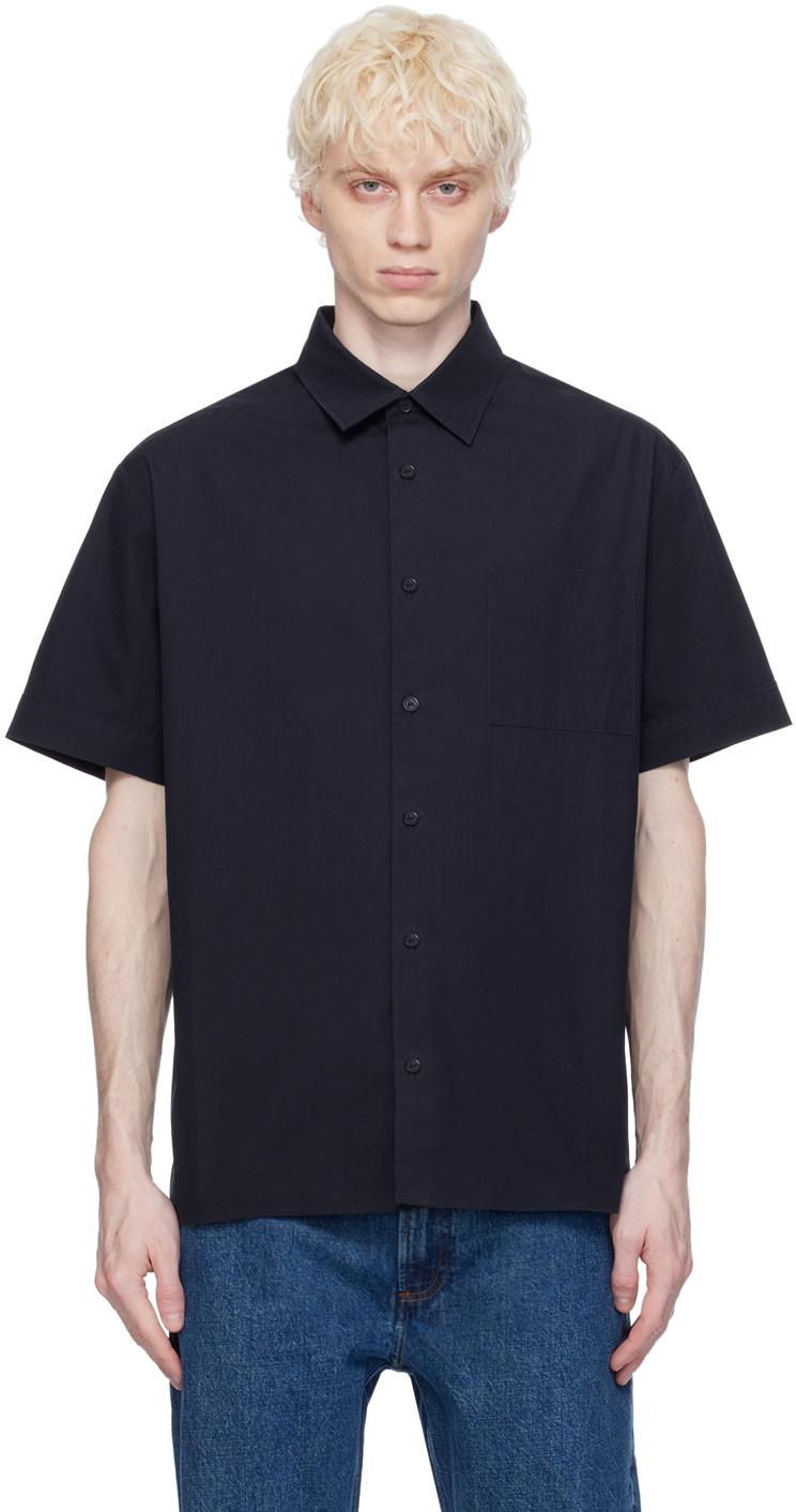 A.P.C. Navy Ross Shirt A.P.C.