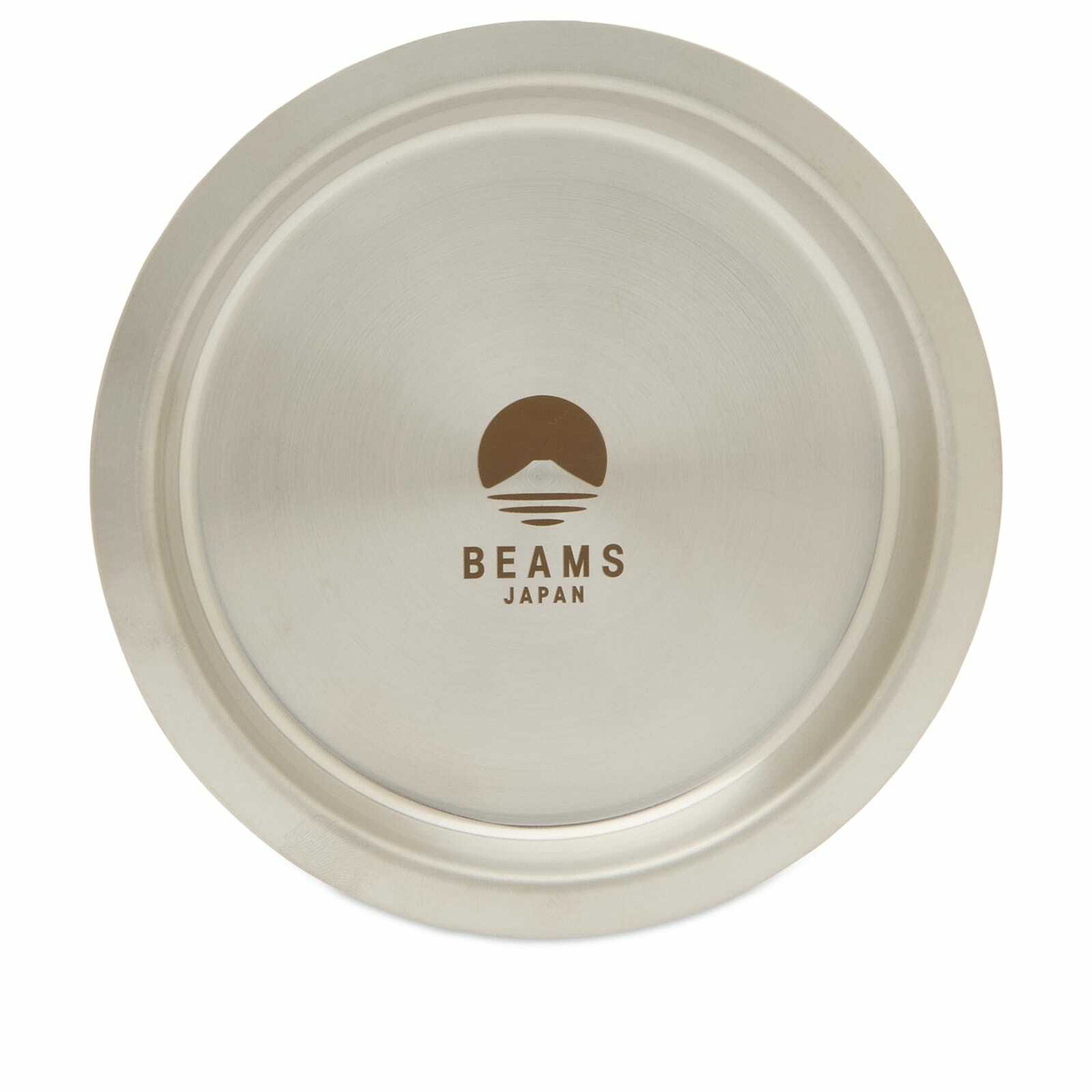 BEAMS JAPAN Stainless Steel Plate in Silver BEAMS JAPAN