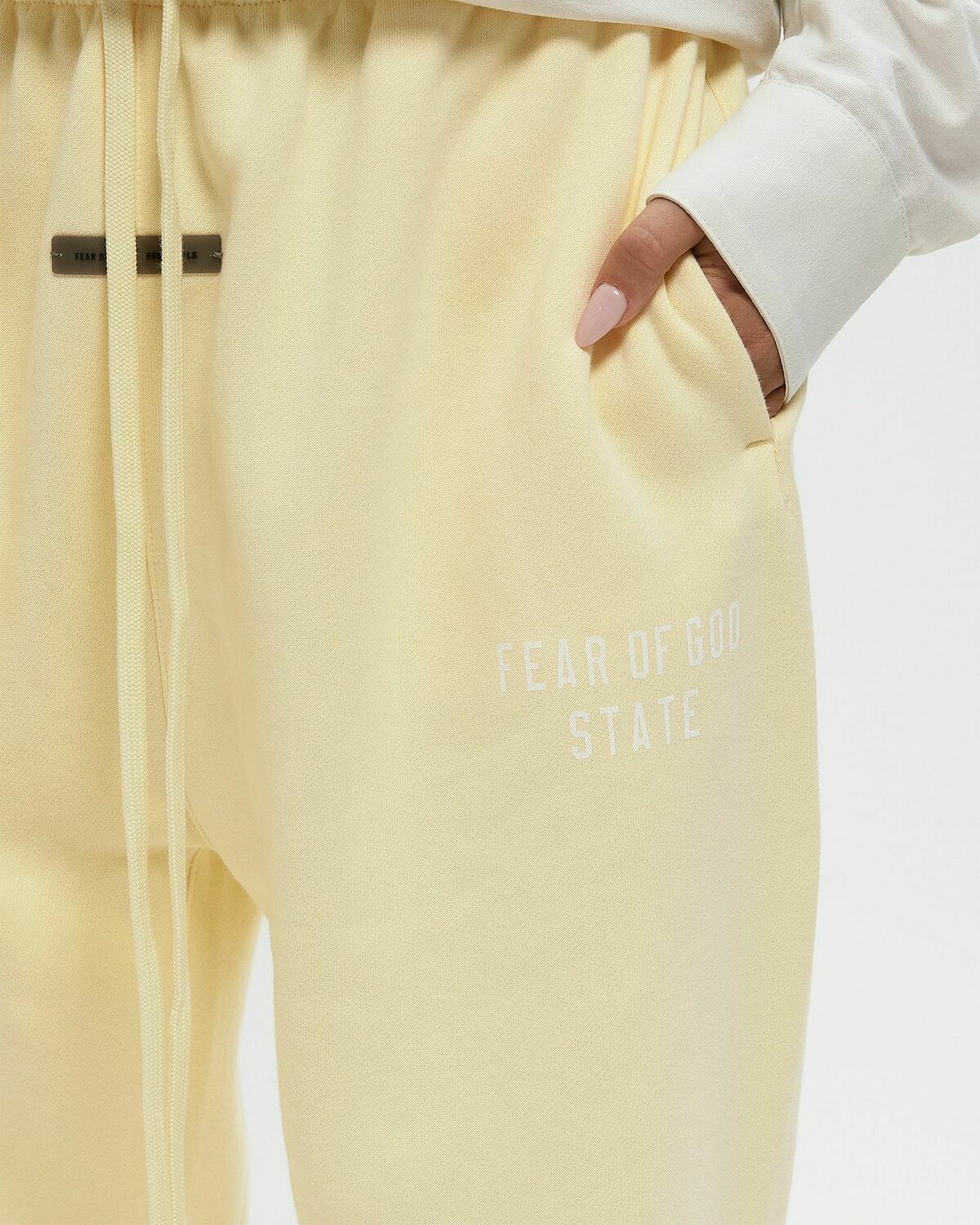 Fear of God Essentials CLASSIC SWEATPANT yellow Women Fear Of God ...