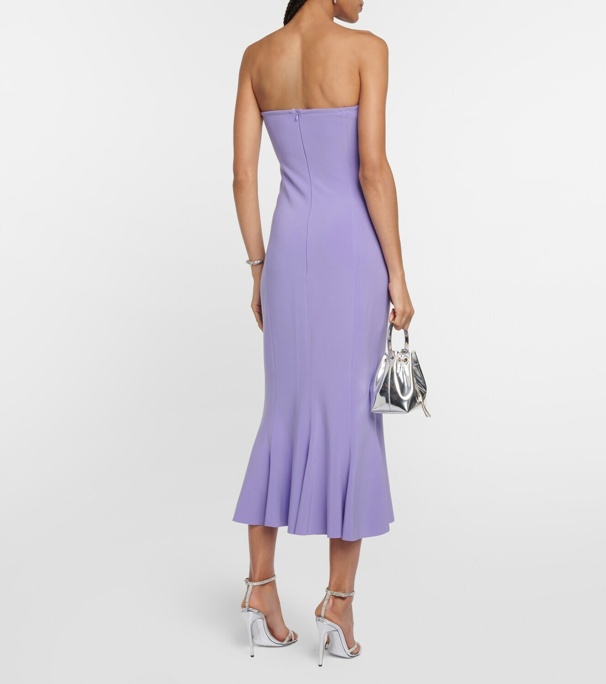 Norma Kamali Fishtail midi dress Norma Kamali