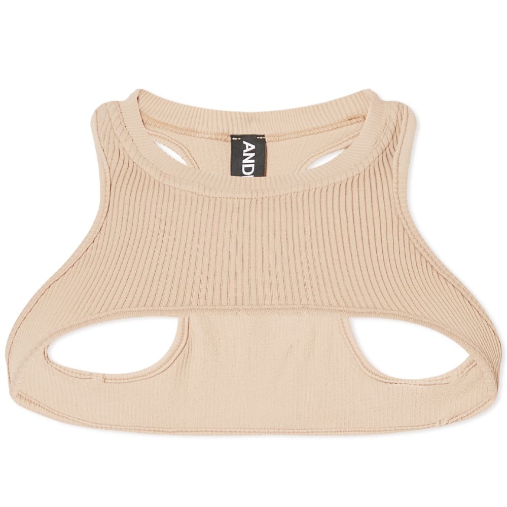 Andrea Adamo Women's ANDREĀDAMO Ribbed Jersey Harness in Nude Andrea Adamo