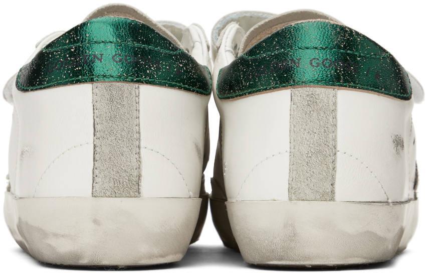 Golden Goose White Old School Sneakers Golden Goose Deluxe Brand