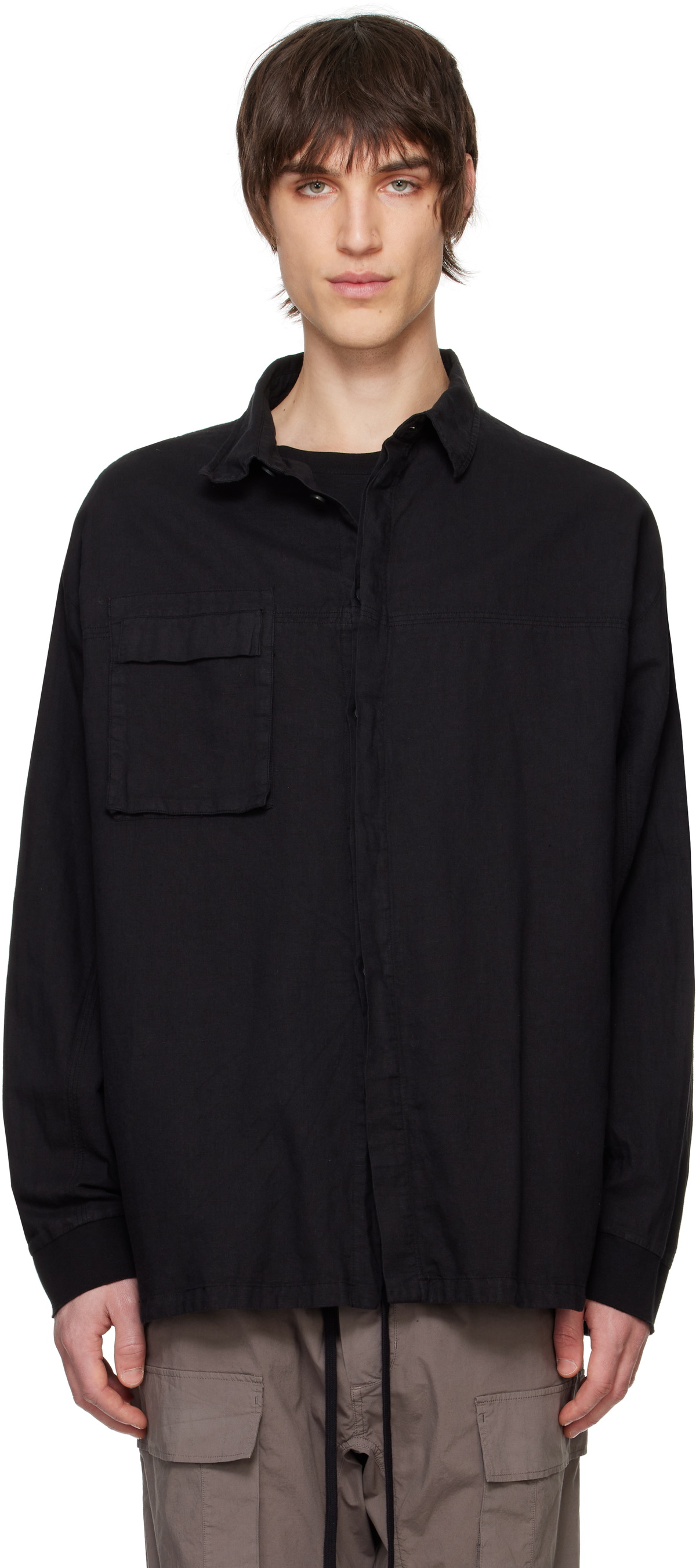 thom/krom Black M H 159 Shirt thom/krom