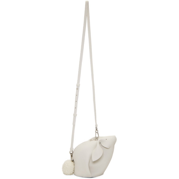 Loewe White Mini Bunny Bag Loewe