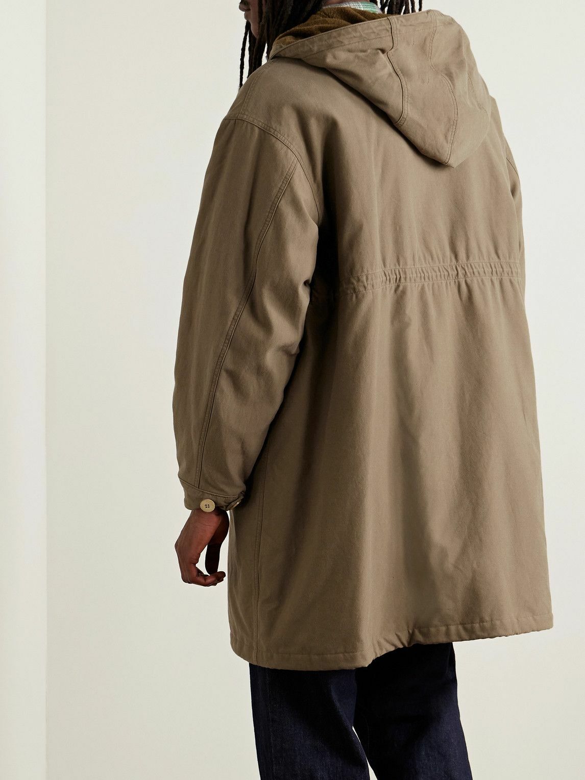 Visvim - Cotton and Nylon-Blend Hooded Parka - Brown Visvim