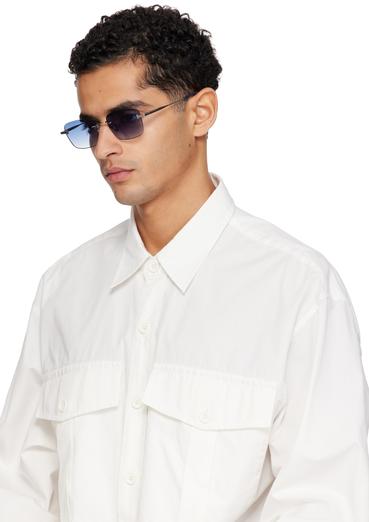 TOM FORD Blue Jake Sunglasses TOM FORD