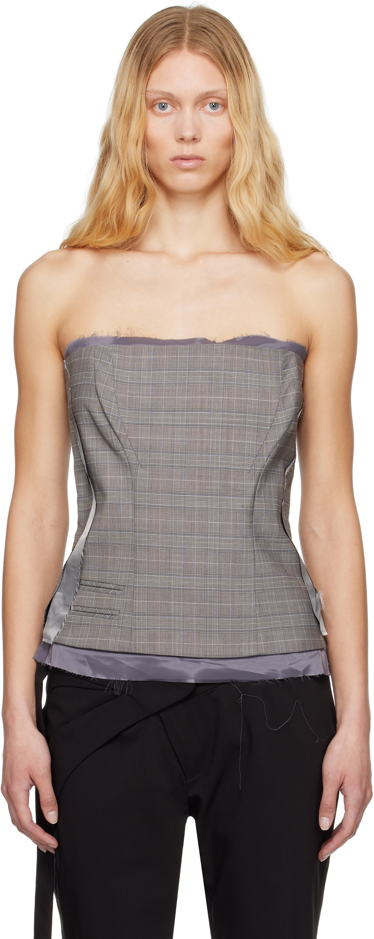 Ottolinger Gray Suit Corsage Top Ottolinger