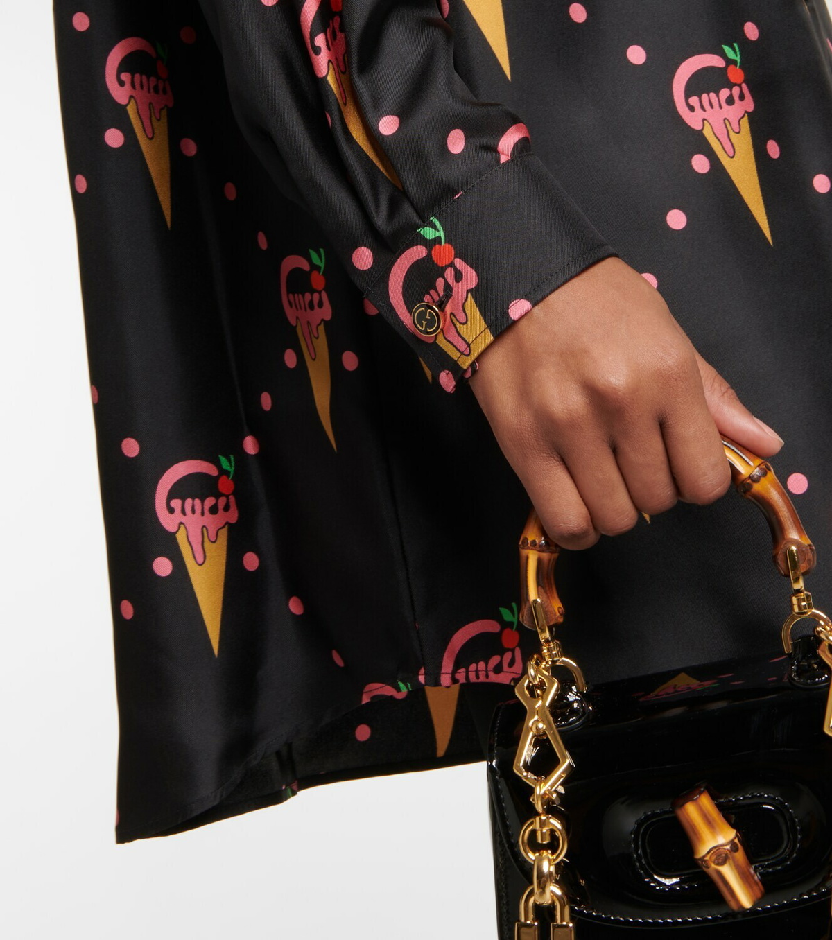 Gucci - Printed silk shirt Gucci