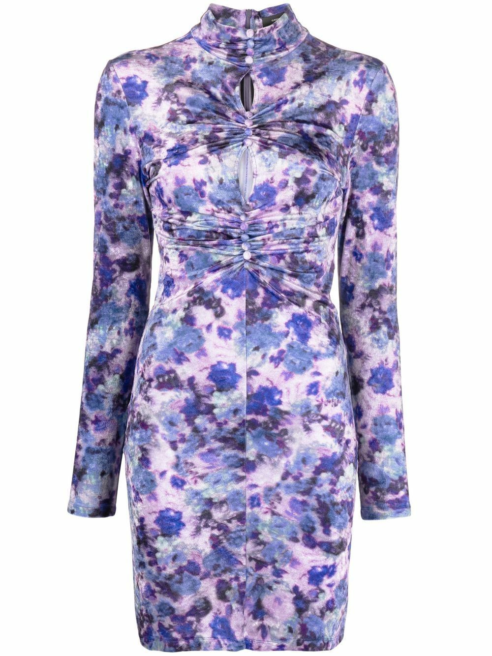 ISABEL MARANT - Gram Floral Print Mini Dress Isabel Marant