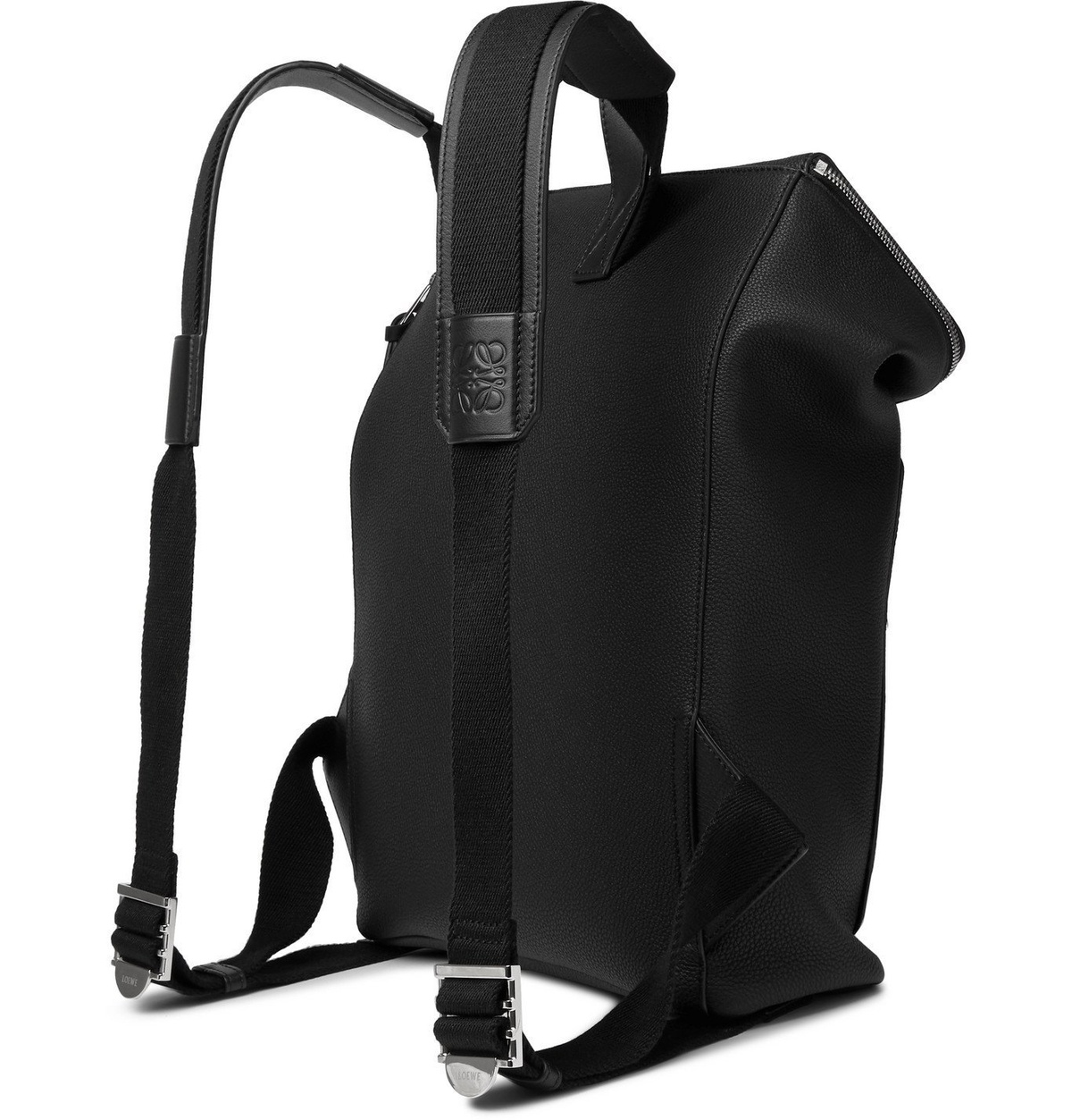 Loewe - Full-Grain Leather Backpack - Black Loewe